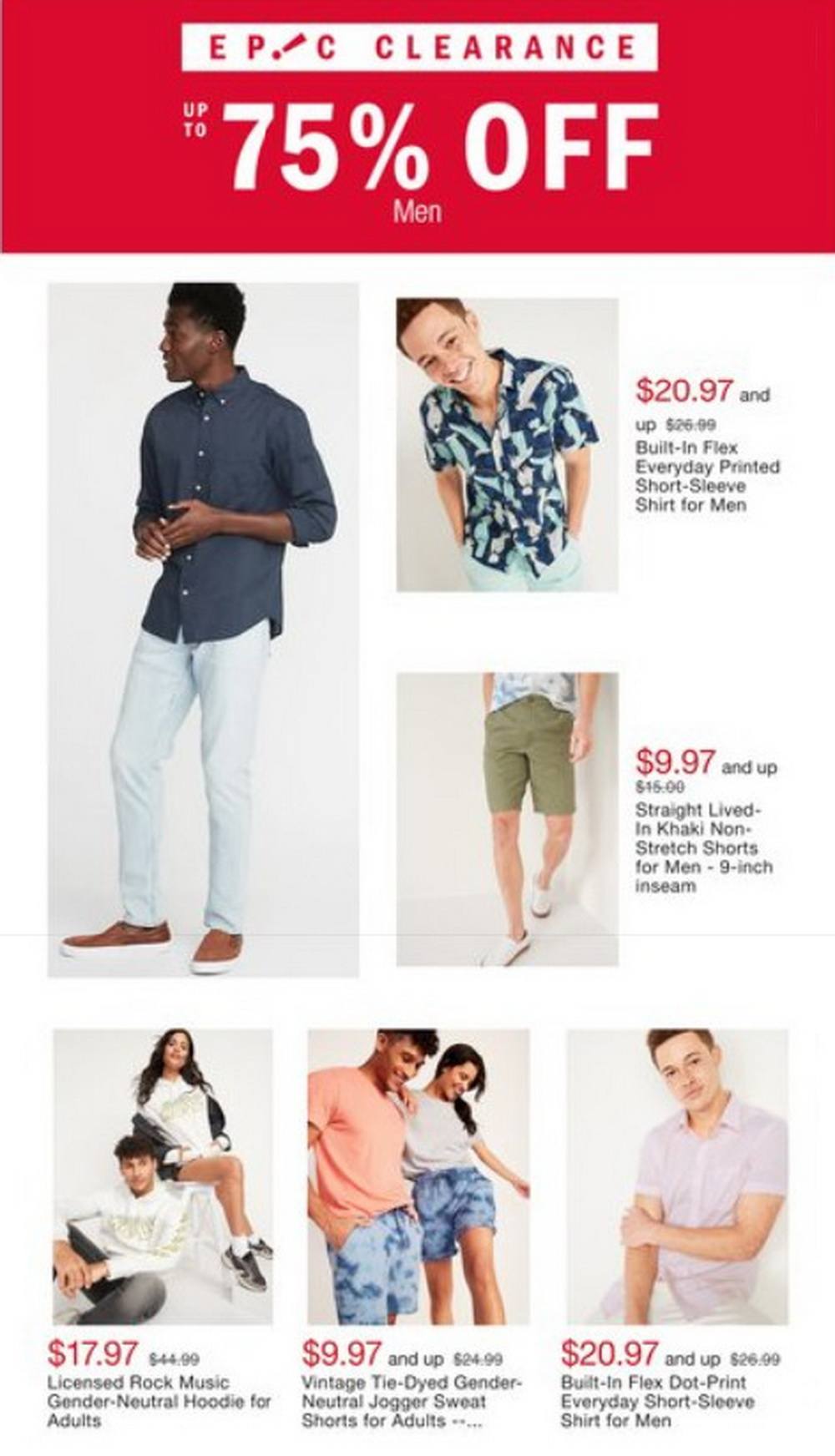 Old Navy Weekly Ad Jul 19 – Jul 26, 2021