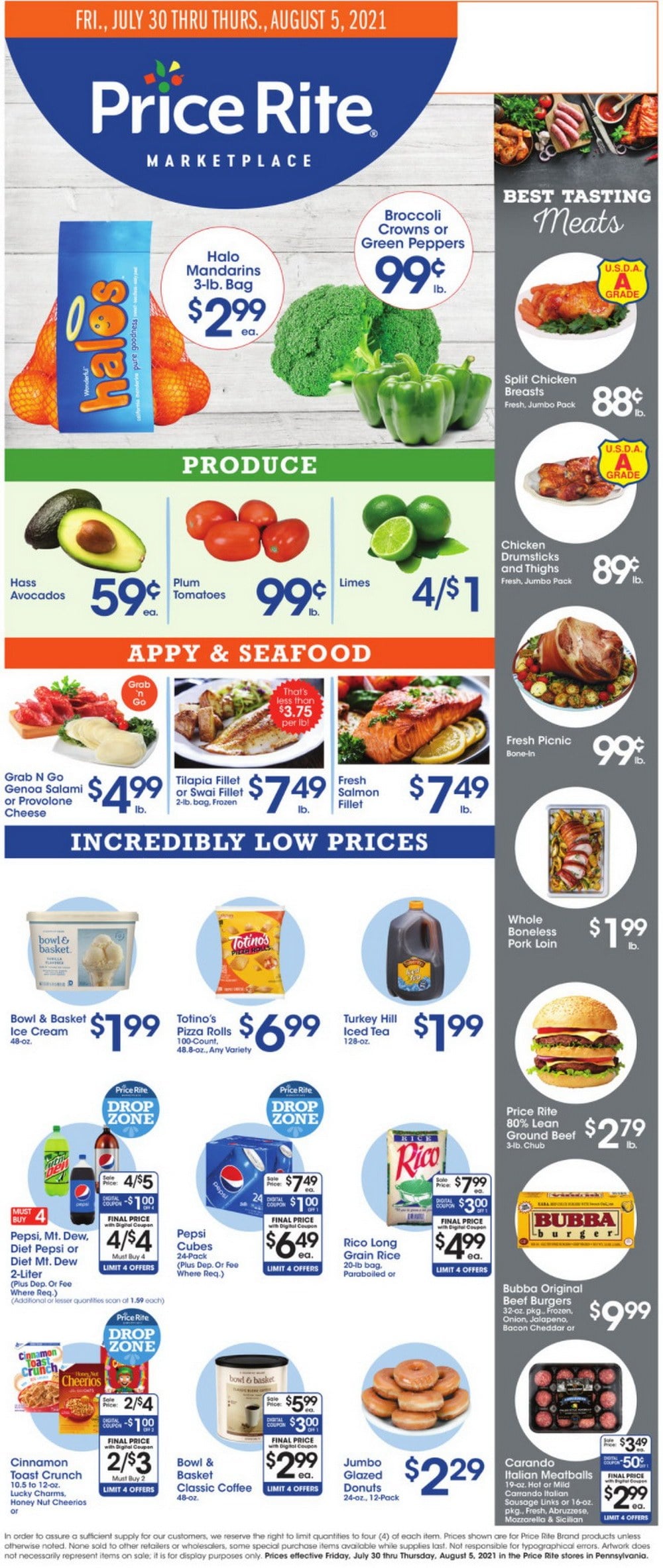Price Rite Weekly Ad Jul 30 – Aug 05, 2021