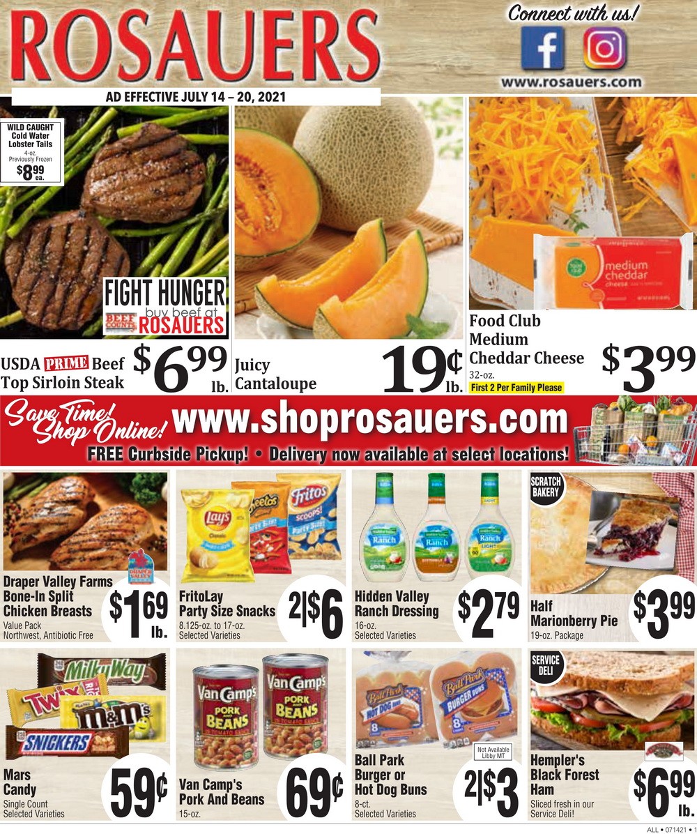 Rosauers Weekly Ad Jul 14 – Jul 20, 2021