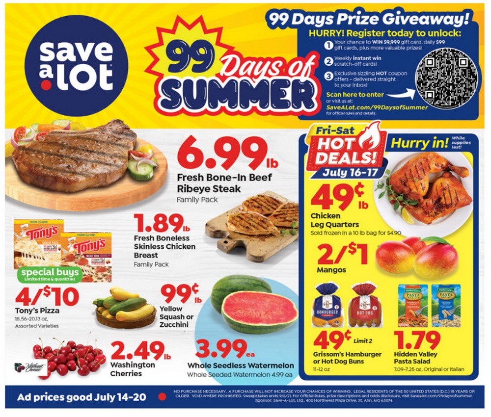 Save A Lot Weekly Ad Jul 14 – Jul 20, 2021