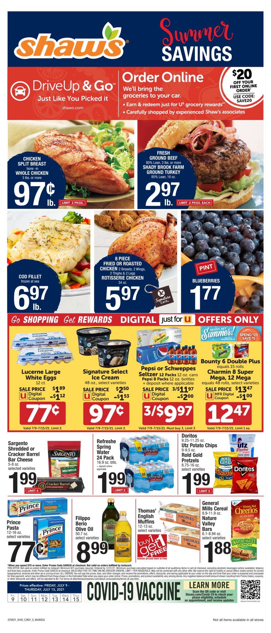 Shaw's Weekly Ad Jul 09 – Jul 15, 2021