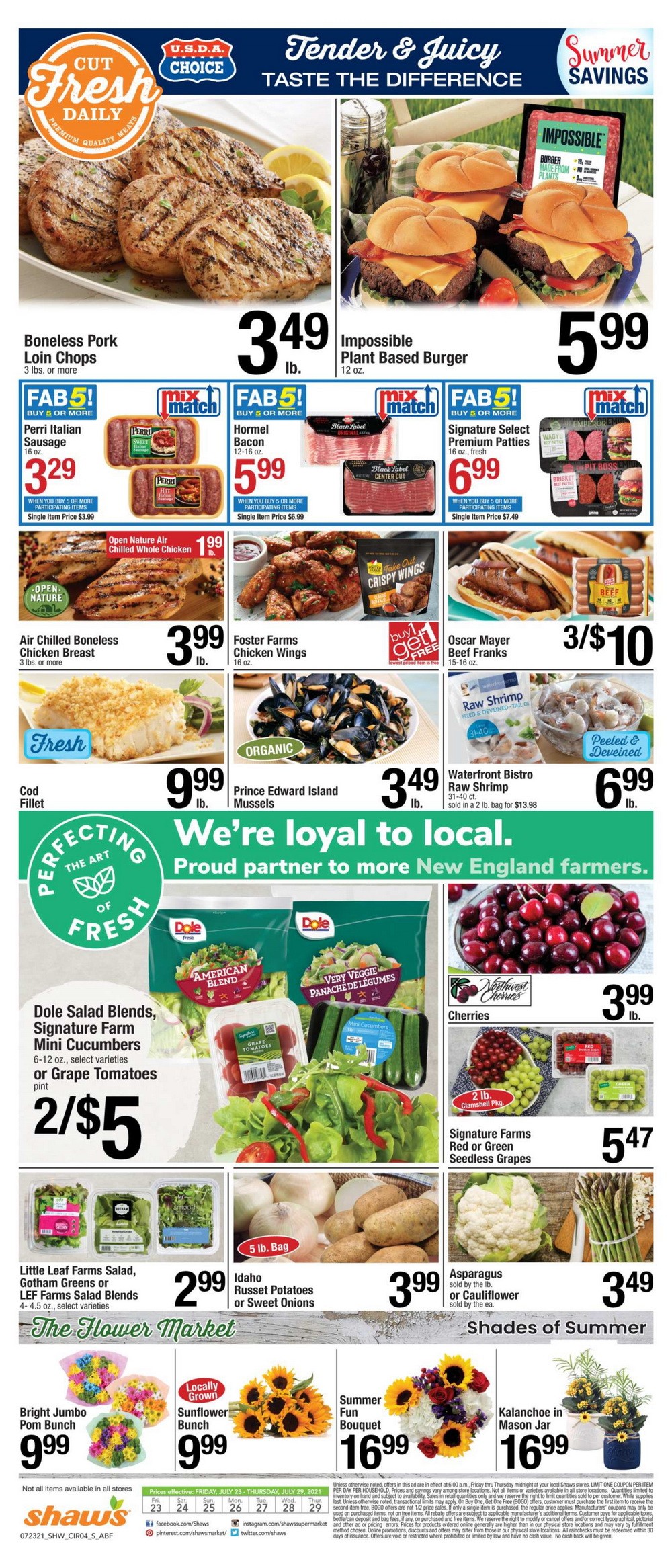 Shaw's Weekly Ad July 23 – July 29, 2021