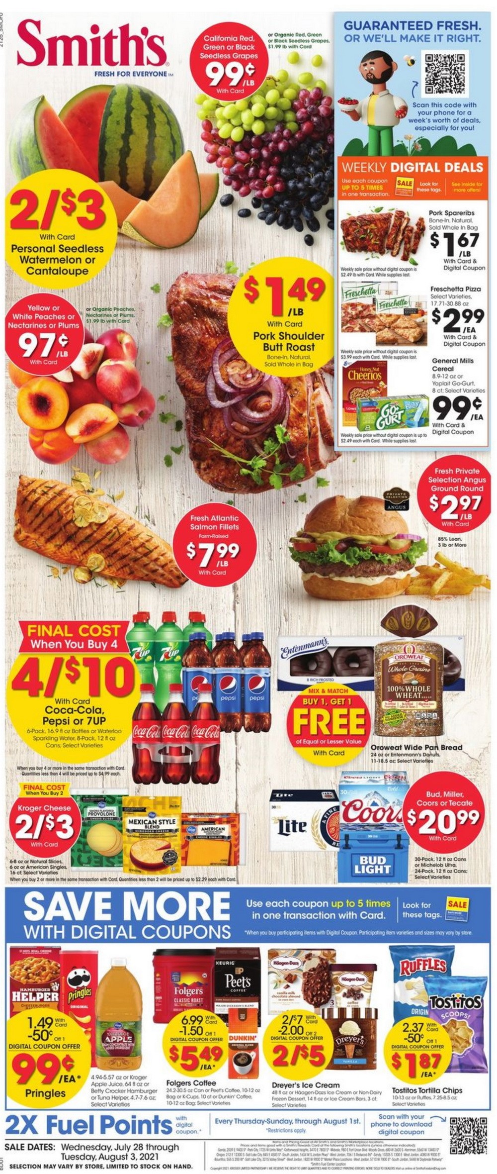 Smith's Food and Drug Weekly Ad Jul 28 – Aug 03, 2021