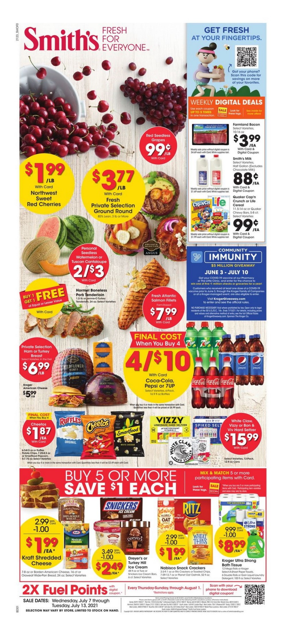 Smith's Food and Drug Weekly Ad Jul 07 – Jul 13, 2021