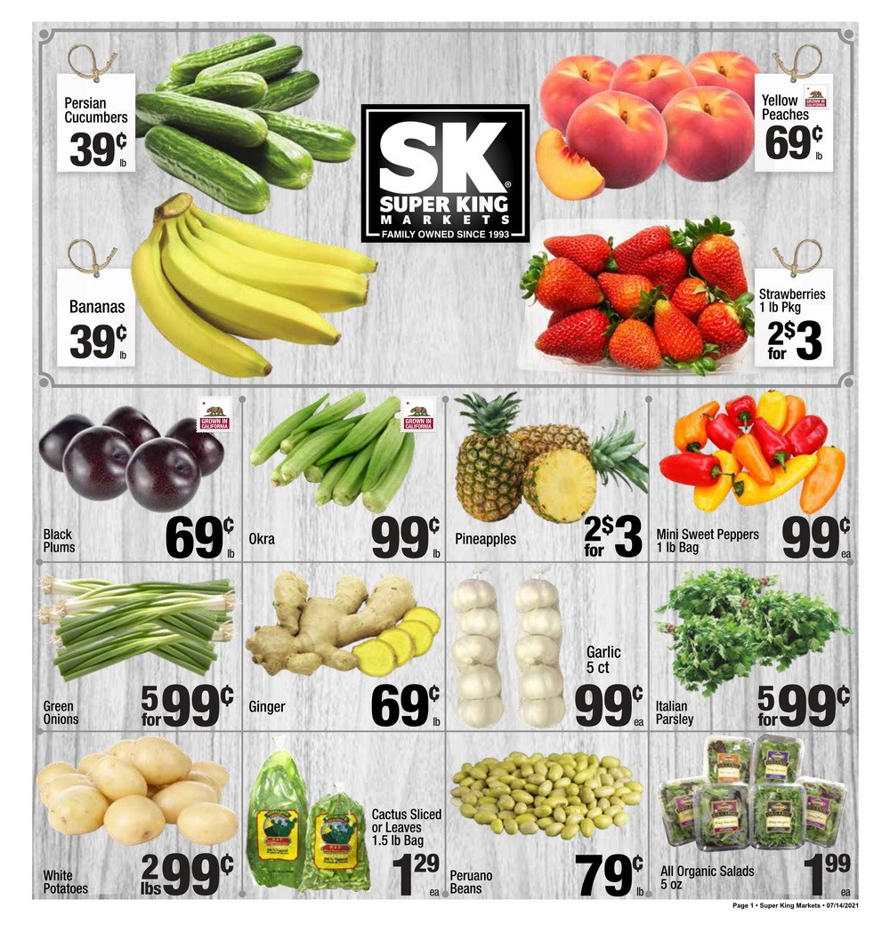 Super King Weekly Ad Jul 14 – Jul 20, 2021