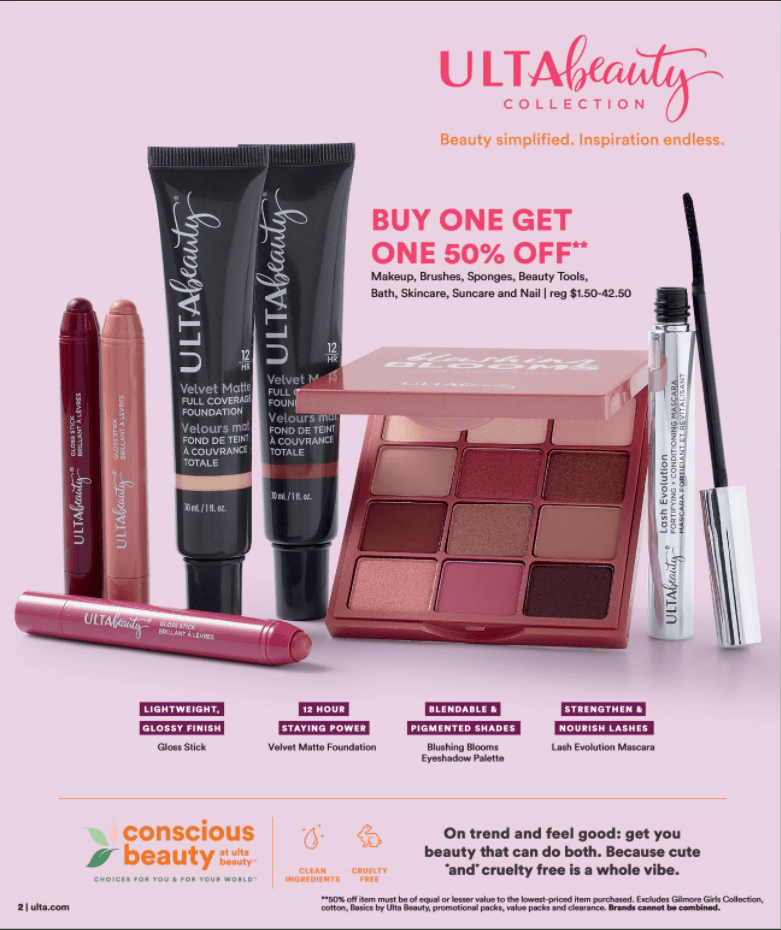 Ulta Beauty Weekly Ad July 25 – July 29, 2021
