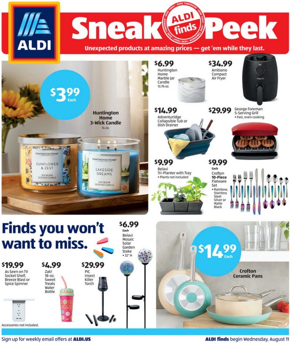 ALDI In-store Ad Sneak Peek Aug 11 – Aug 17, 2021