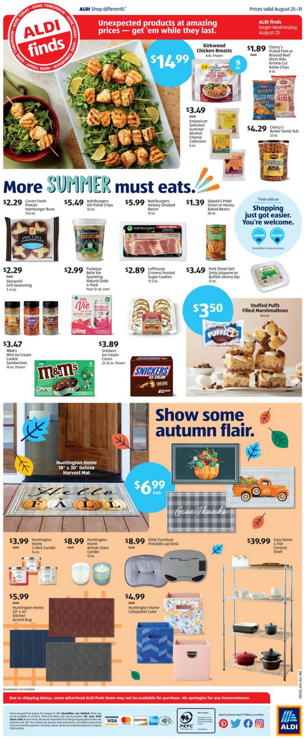 ALDI Weekly Ad Aug 25 – Aug 31, 2021