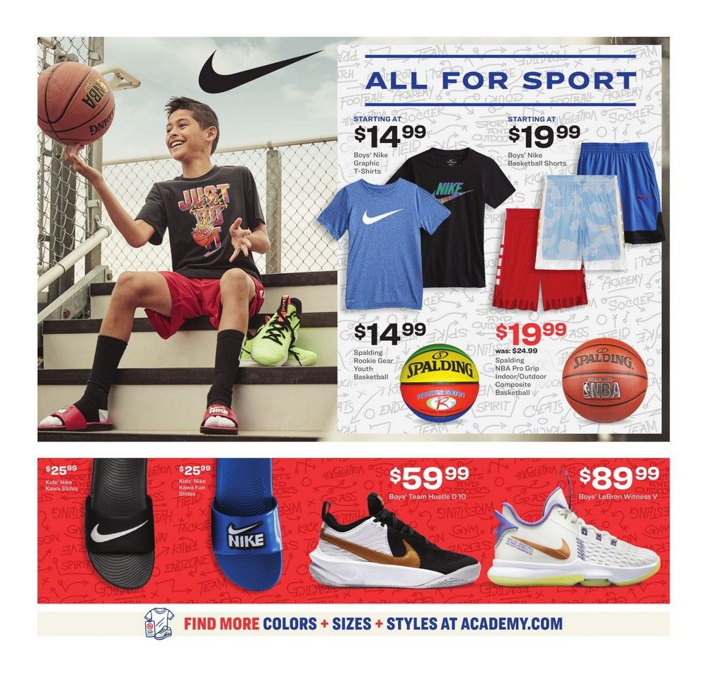 Academy Sports + Outdoors Kids Ad Aug 09 – Aug 15, 2021