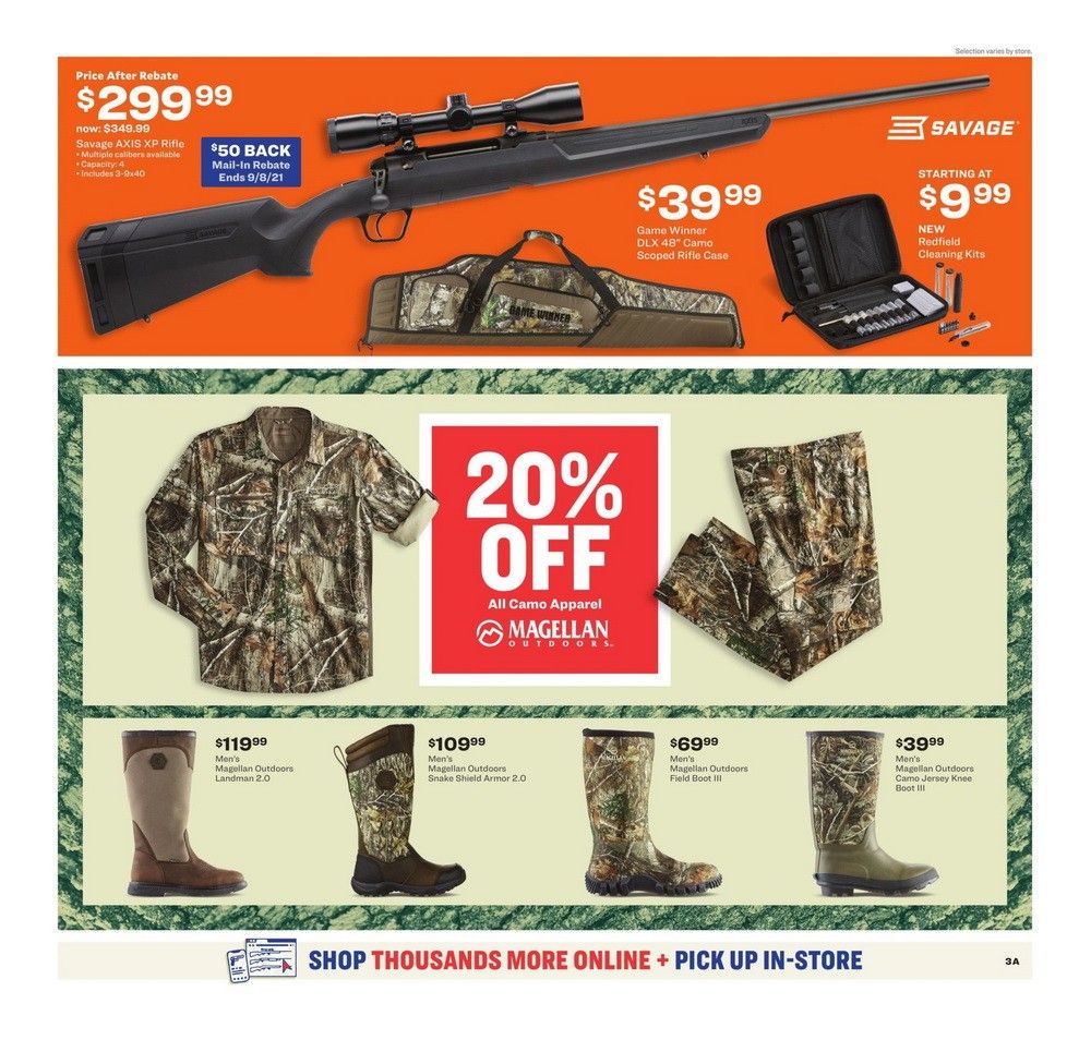 Academy Sports + Outdoors Hunting Ad Aug 23 – Aug 29, 2021