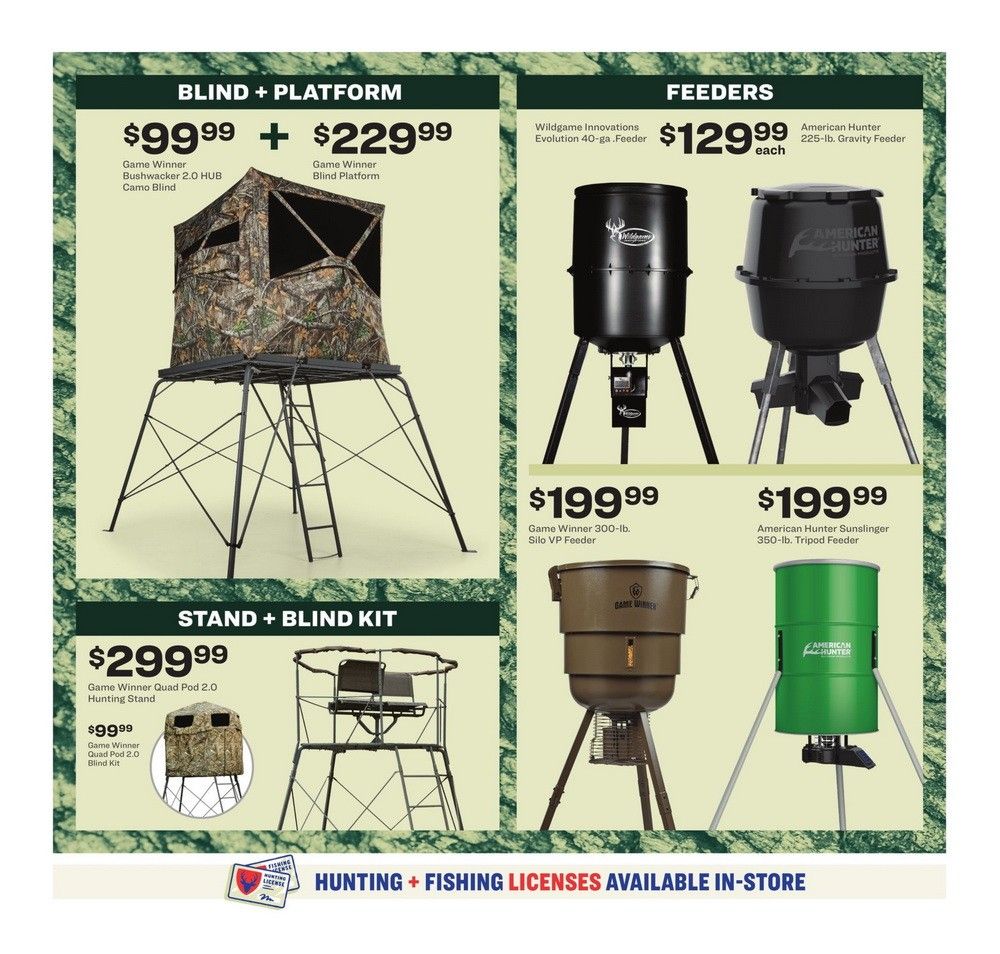 Academy Sports + Outdoors Hunting Ad Aug 30 – Sep 12, 2021