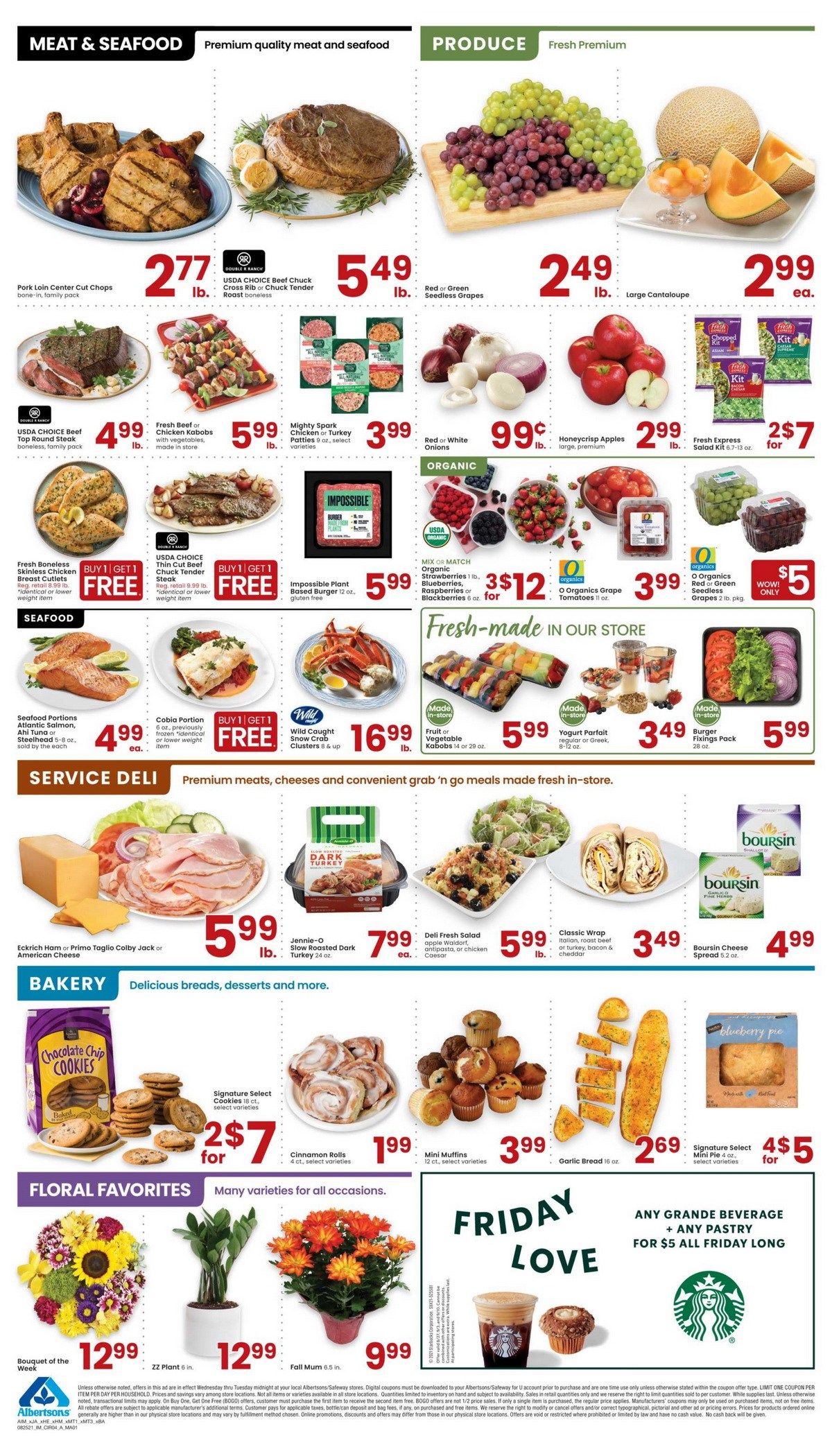 Albertsons Weekly Ad Aug 25 – Aug 31, 2021
