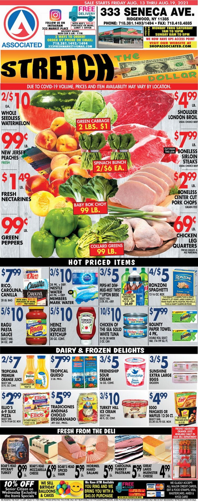 Associated Supermarkets Weekly Ad Aug 13 – Aug 19, 2021