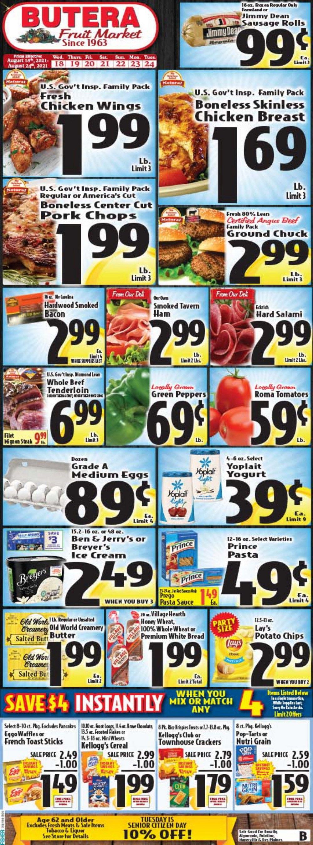 Butera Weekly Ad Aug 18 – Aug 24, 2021