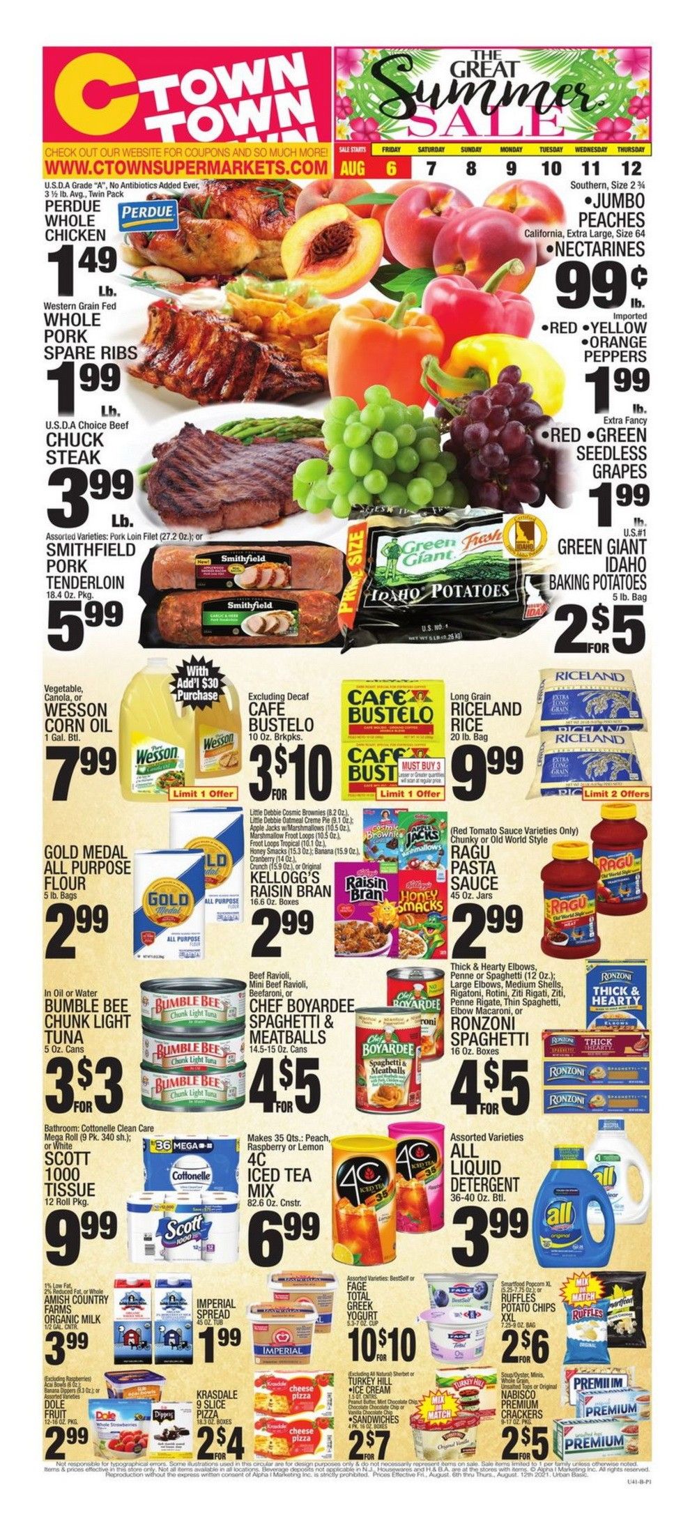C-Town Weekly Ad Aug 06 – Aug 12, 2021