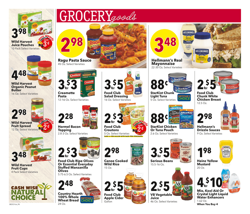 Cash Wise Weekly Ad Aug 25 – Aug 31, 2021
