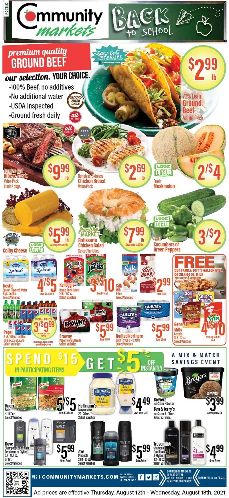 Community Markets Weekly Ad Aug 12 – Aug 18, 2021