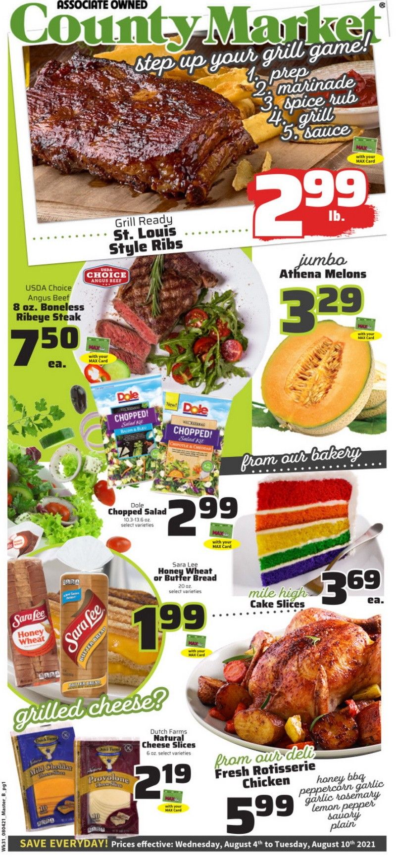 County Market Weekly Ad Aug 04 – Aug 10, 2021