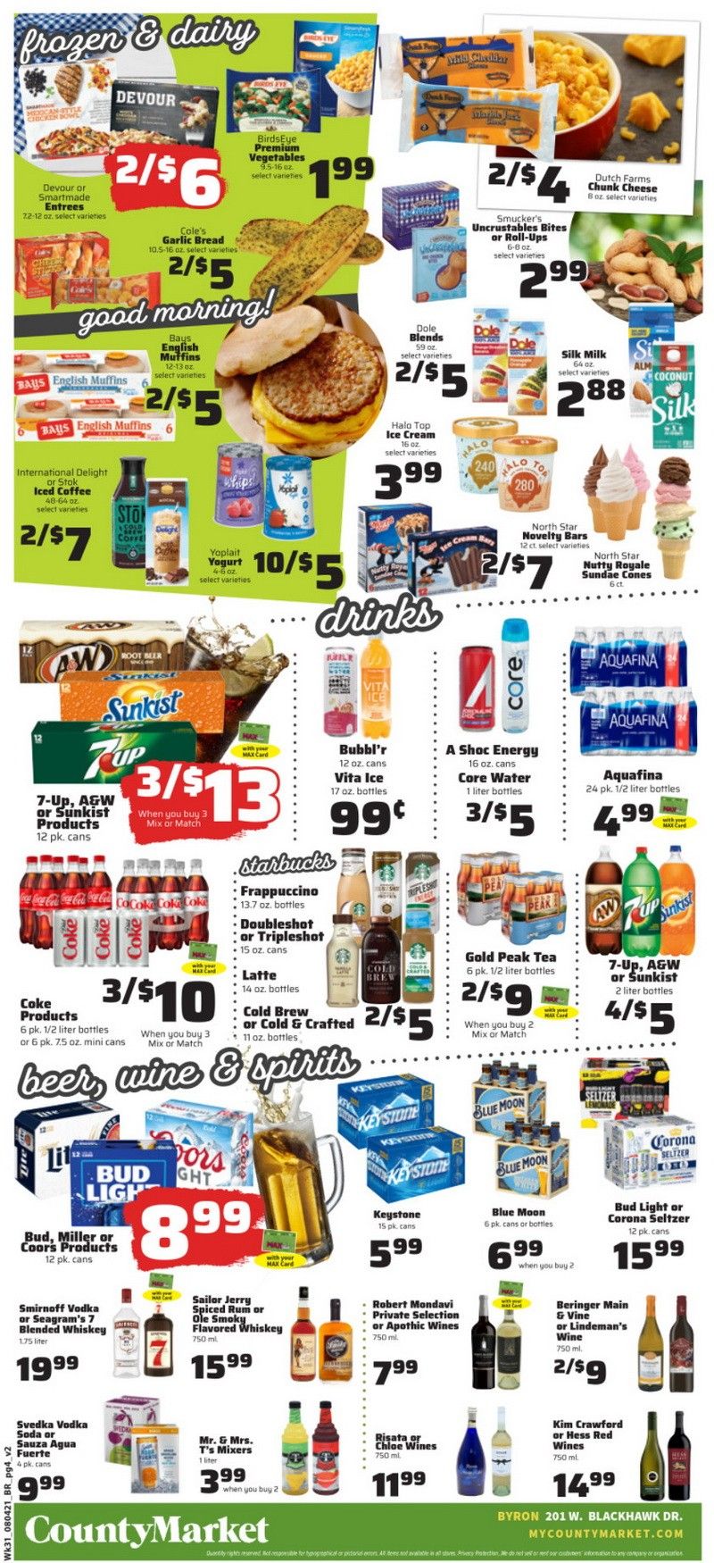 County Market Weekly Ad Aug 04 – Aug 10, 2021