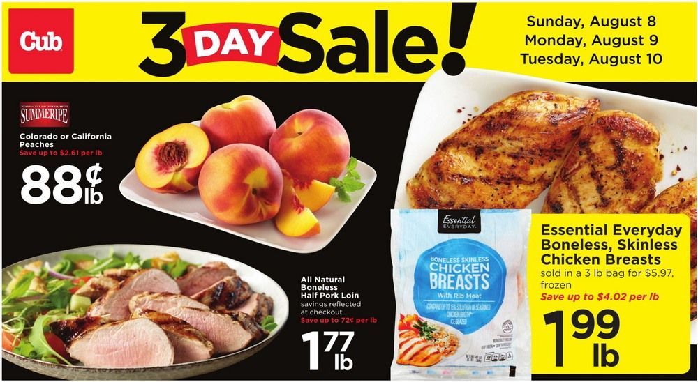 Cub Foods Weekly Ad Aug 08 – Aug 14, 2021