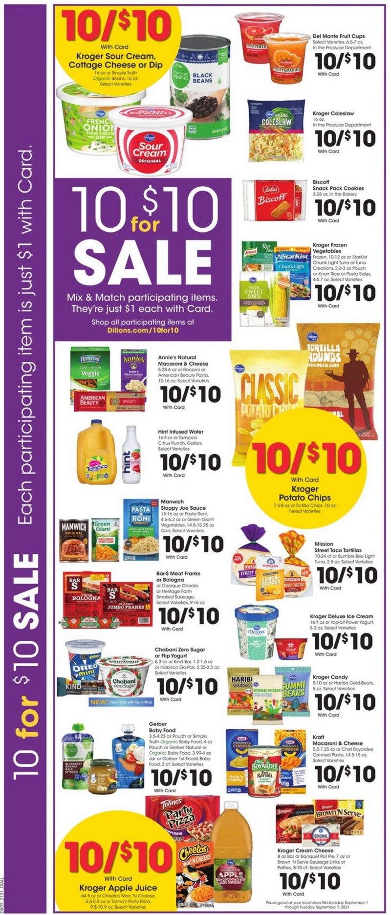 Dillons Weekly Ad Sep 01 – Sep 07, 2021