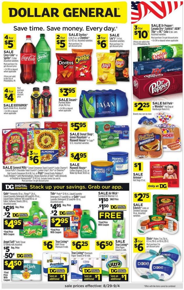 Dollar General Weekly Ad Aug 29 – Sep 04, 2021