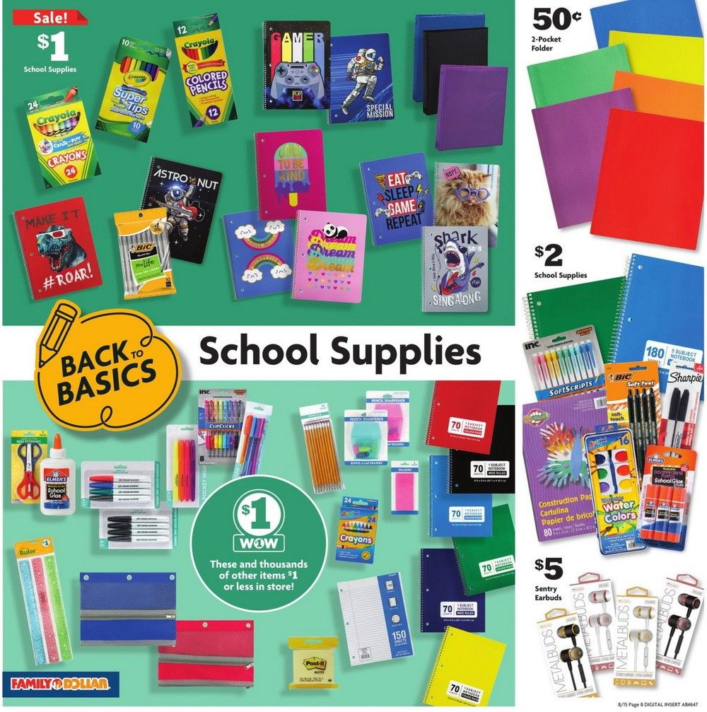 Family Dollar Weekly Ad Aug 15 – Aug 21, 2021