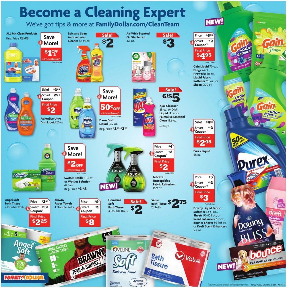 Family Dollar Weekly Ad Aug 22 – Aug 28, 2021