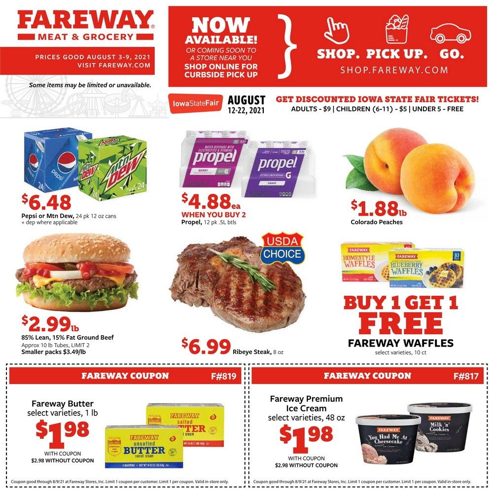 Fareway Weekly Ad Aug 03 – Aug 09 2021