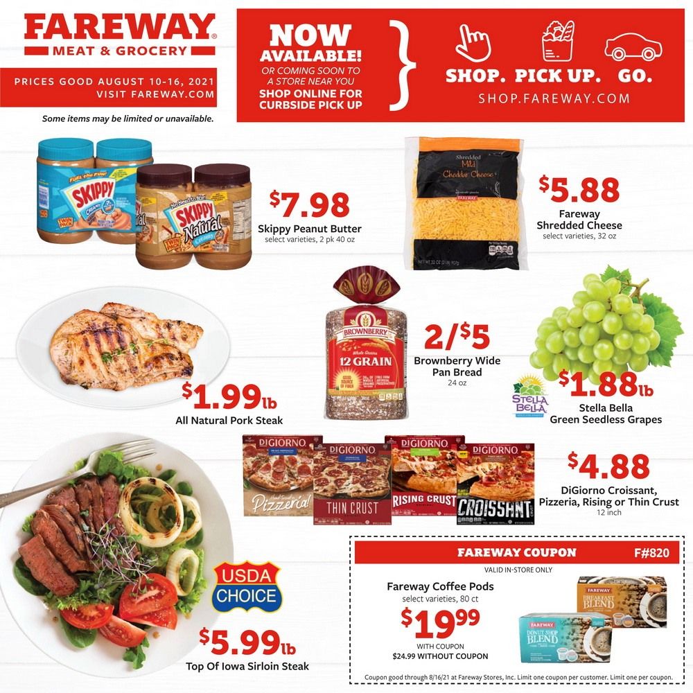 Fareway Weekly Ad Aug 10 – Aug 16 2021