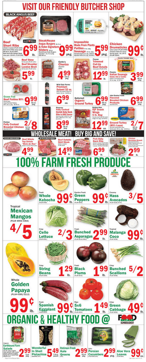 Food Bazaar Weekly Ad Aug 12 – Aug 18, 2021