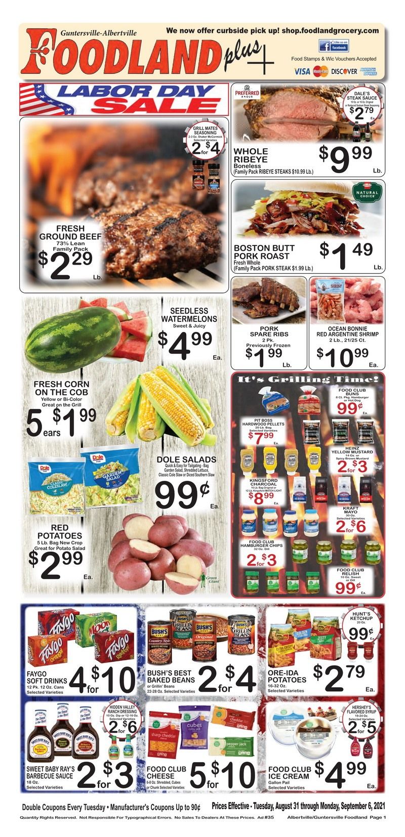 Foodland(US) Weekly Ad Aug 31 – Sep 06, 2021