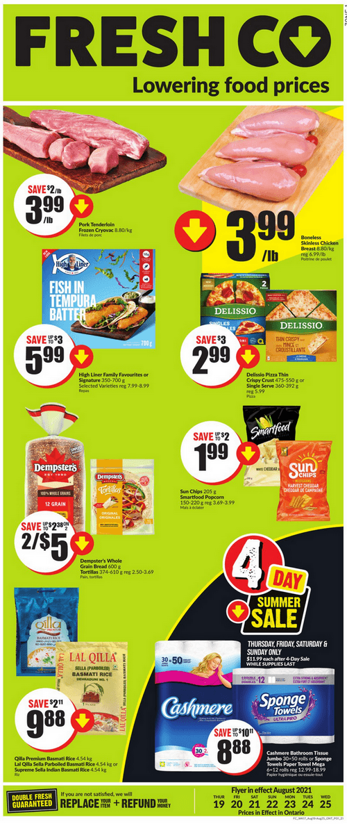 FreshCo Weekly Ad Aug 19 – Aug 25, 2021