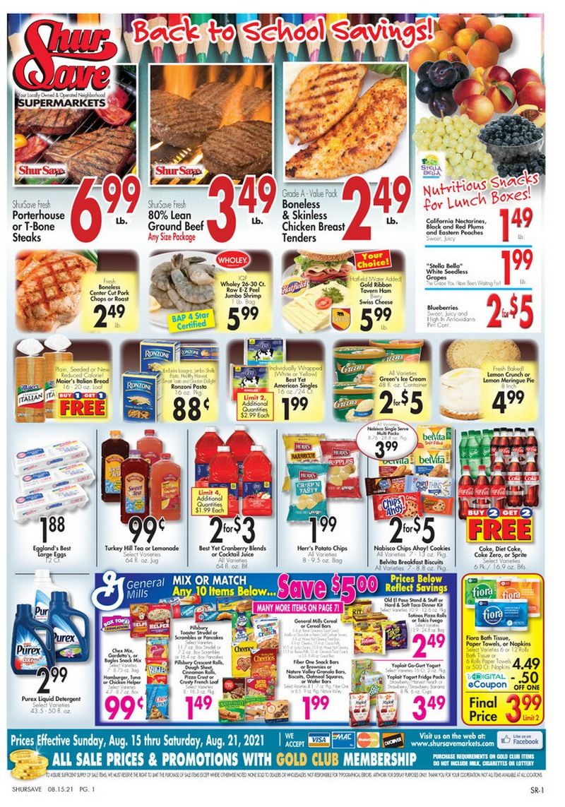 Gerrity's Supermarkets Weekly Ad Aug 15 – Aug 21, 2021
