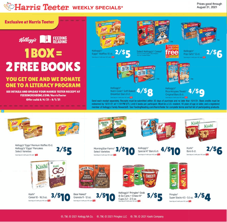 Harris Teeter Weekly Ad Aug 25 – Aug 31, 2021