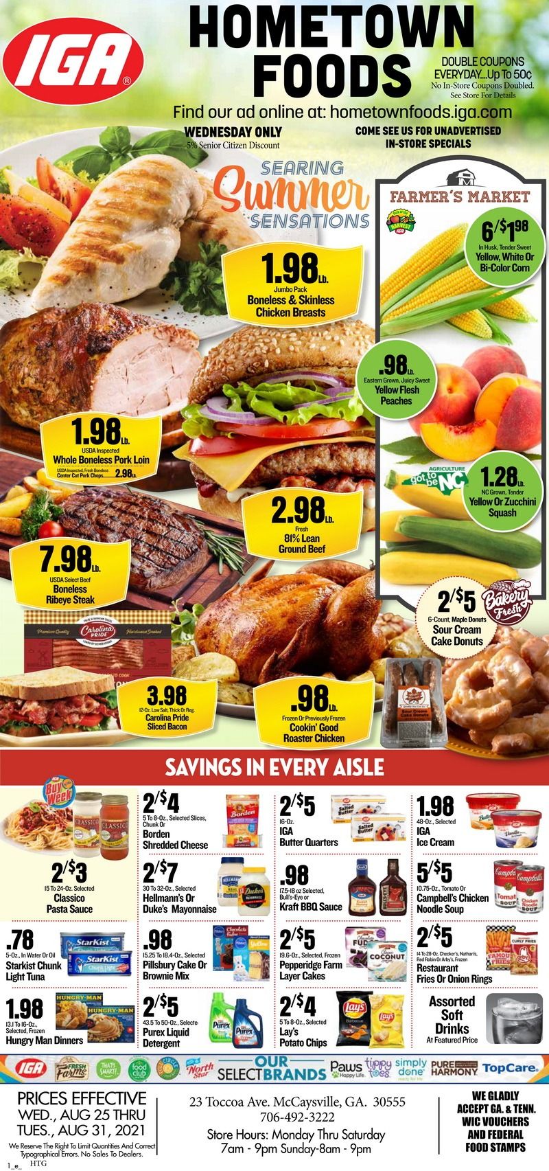 IGA Weekly Ad Aug 25 – Aug 31, 2021
