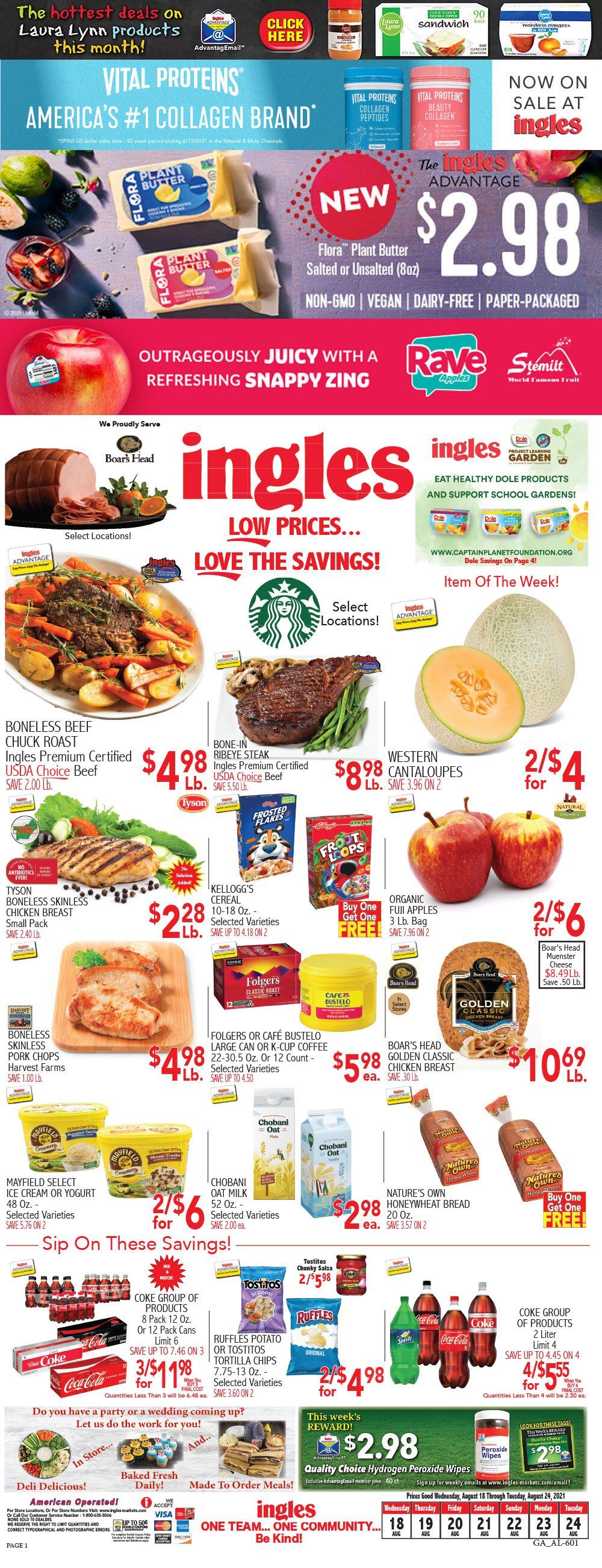 Ingles Weekly Ad Aug 18 – Aug 24, 2021