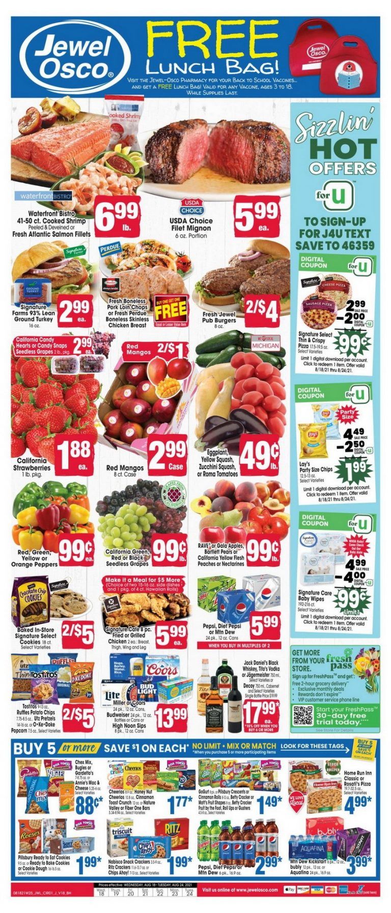 Jewel Osco Weekly Ad Aug 18 – Aug 24, 2021