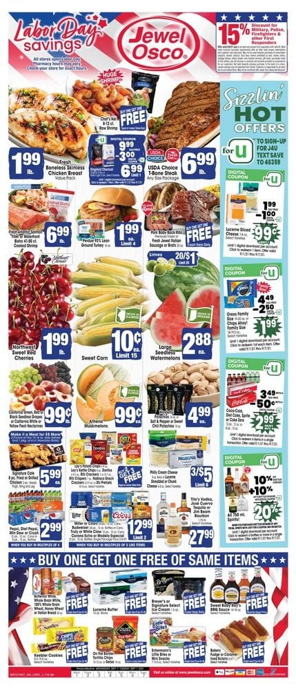 Jewel Osco Weekly Ad Sep 01 – Sep 07, 2021