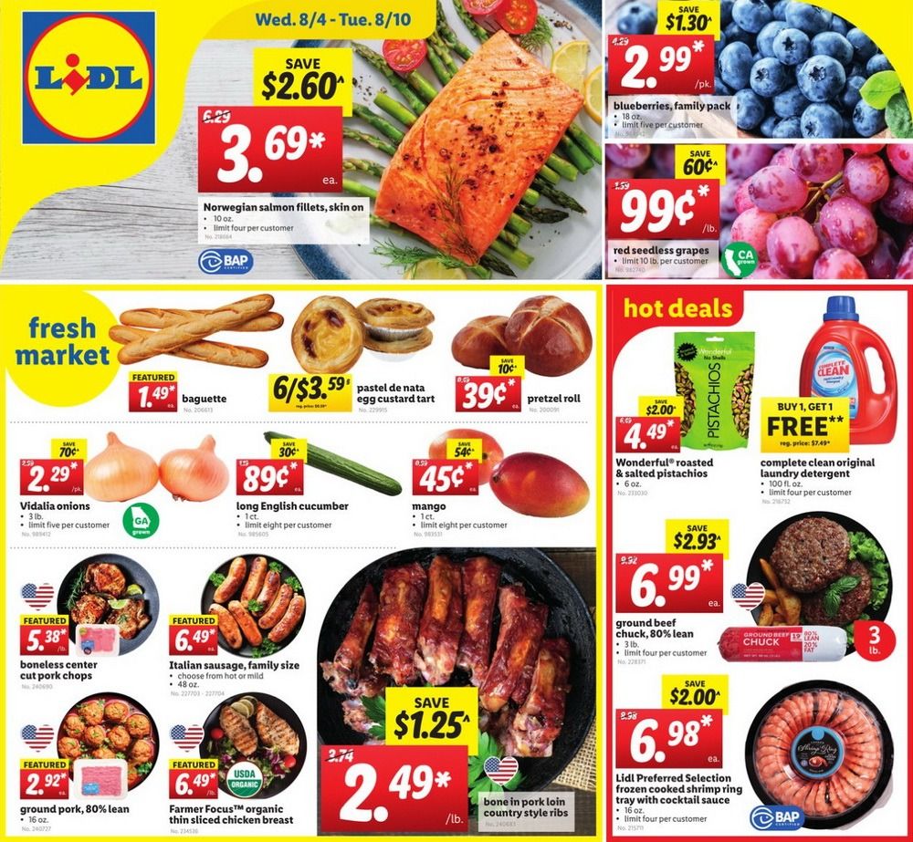 Lidl Weekly Ad Aug 04 – Aug 10, 2021