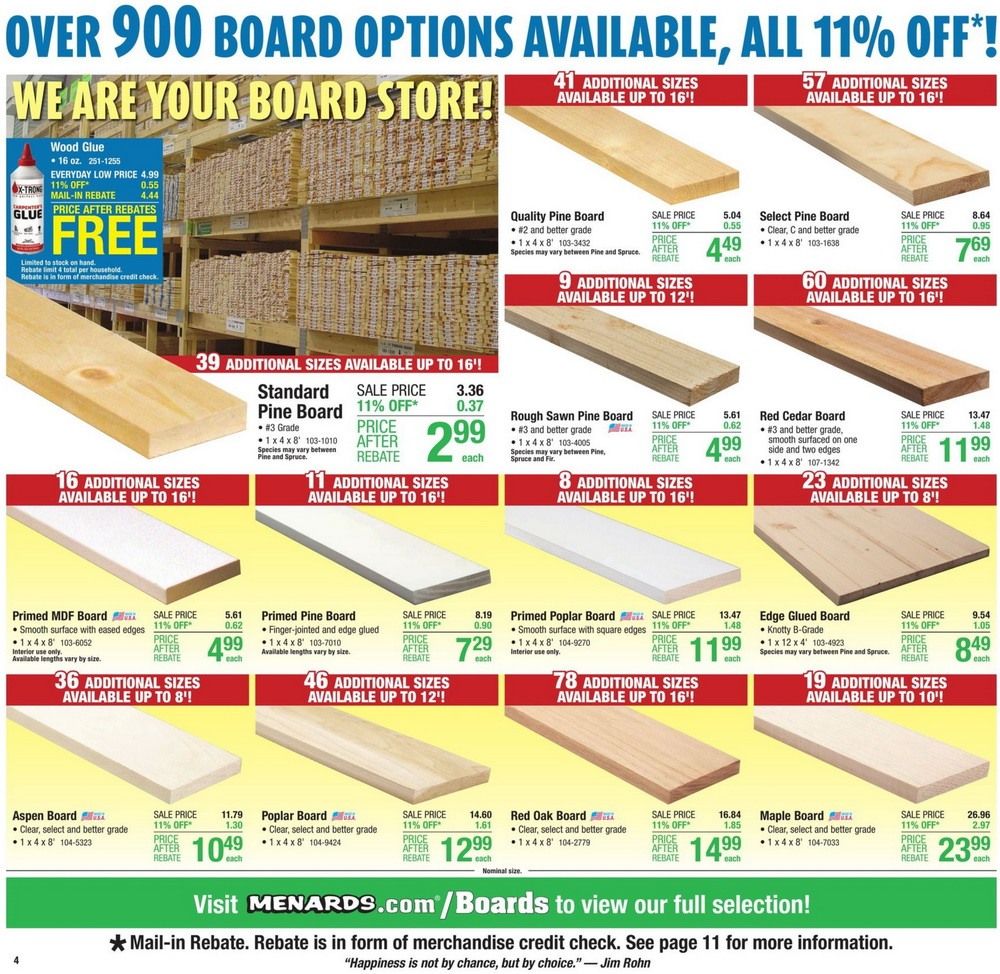 Menards Weekly Ad Aug 26 – Sep 06, 2021