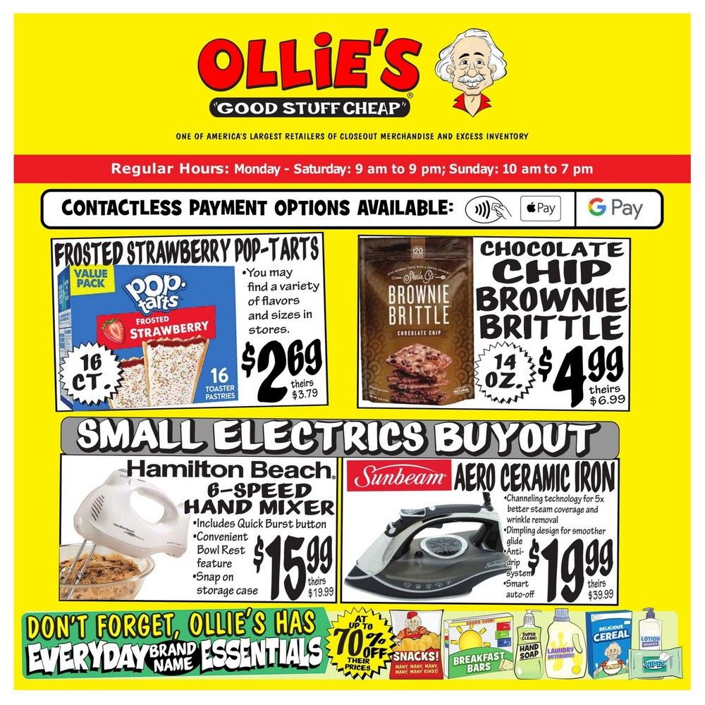 Ollie's Weekly Ad Aug 19 – Aug 25, 2021
