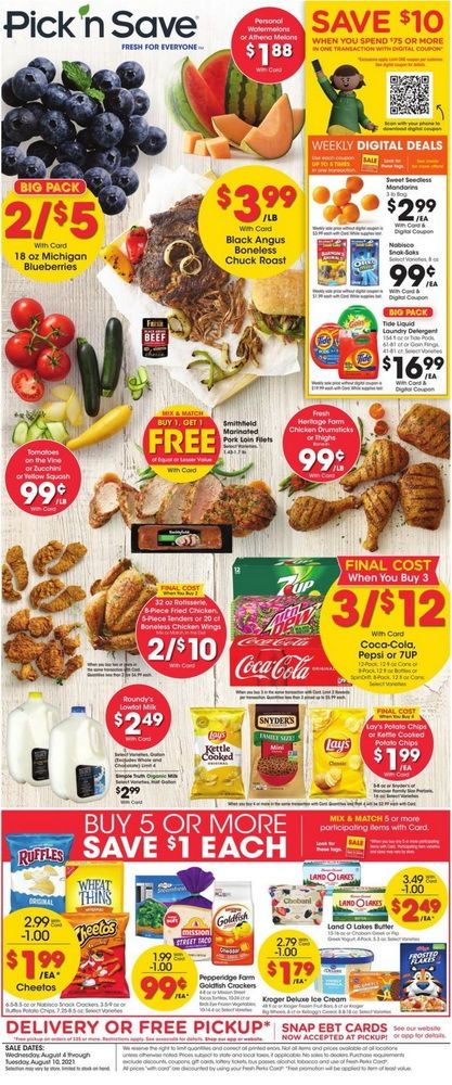 Pick 'n Save Weekly Ad Aug 04 – Aug 10, 2021