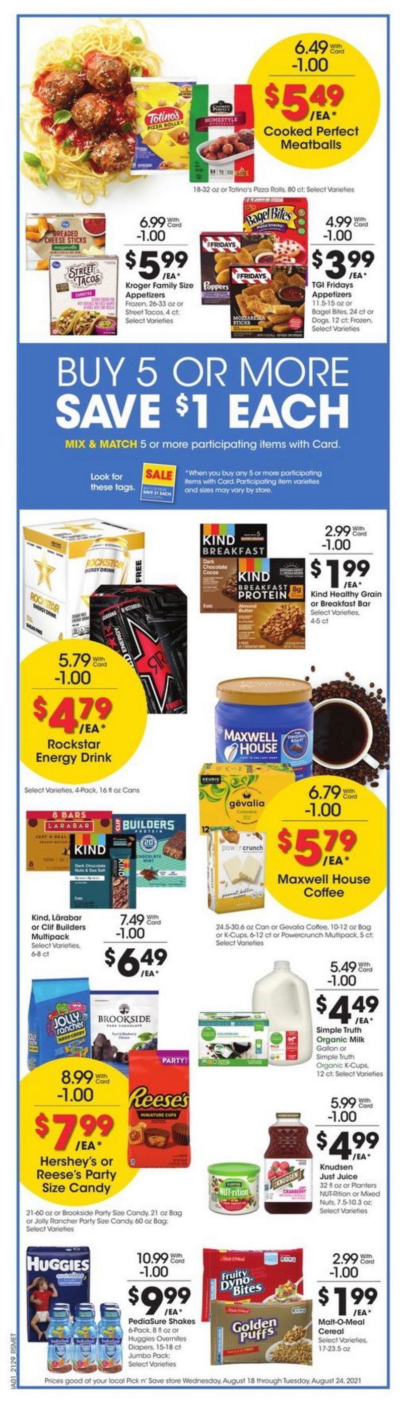 Pick 'n Save Weekly Ad Aug 18 – Aug 24, 2021