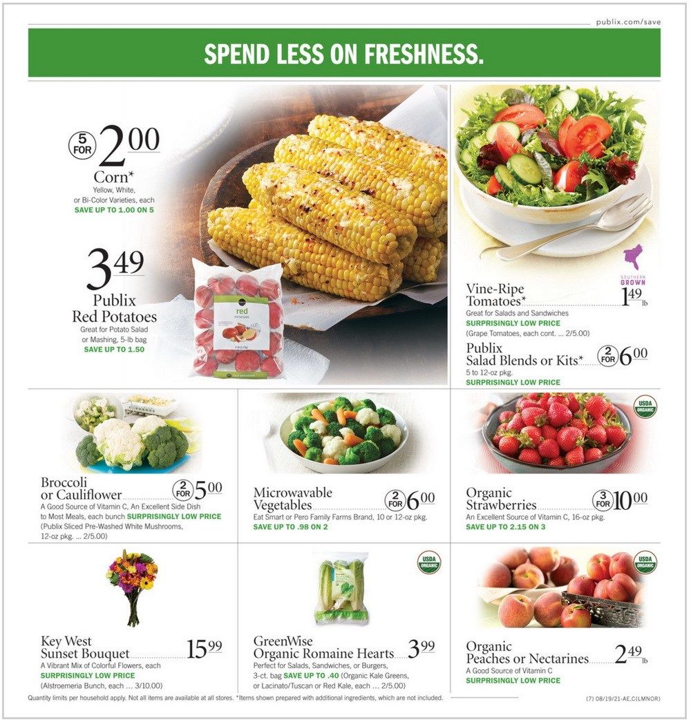 Publix Weekly Ad Aug 18 – Aug 24, 2021