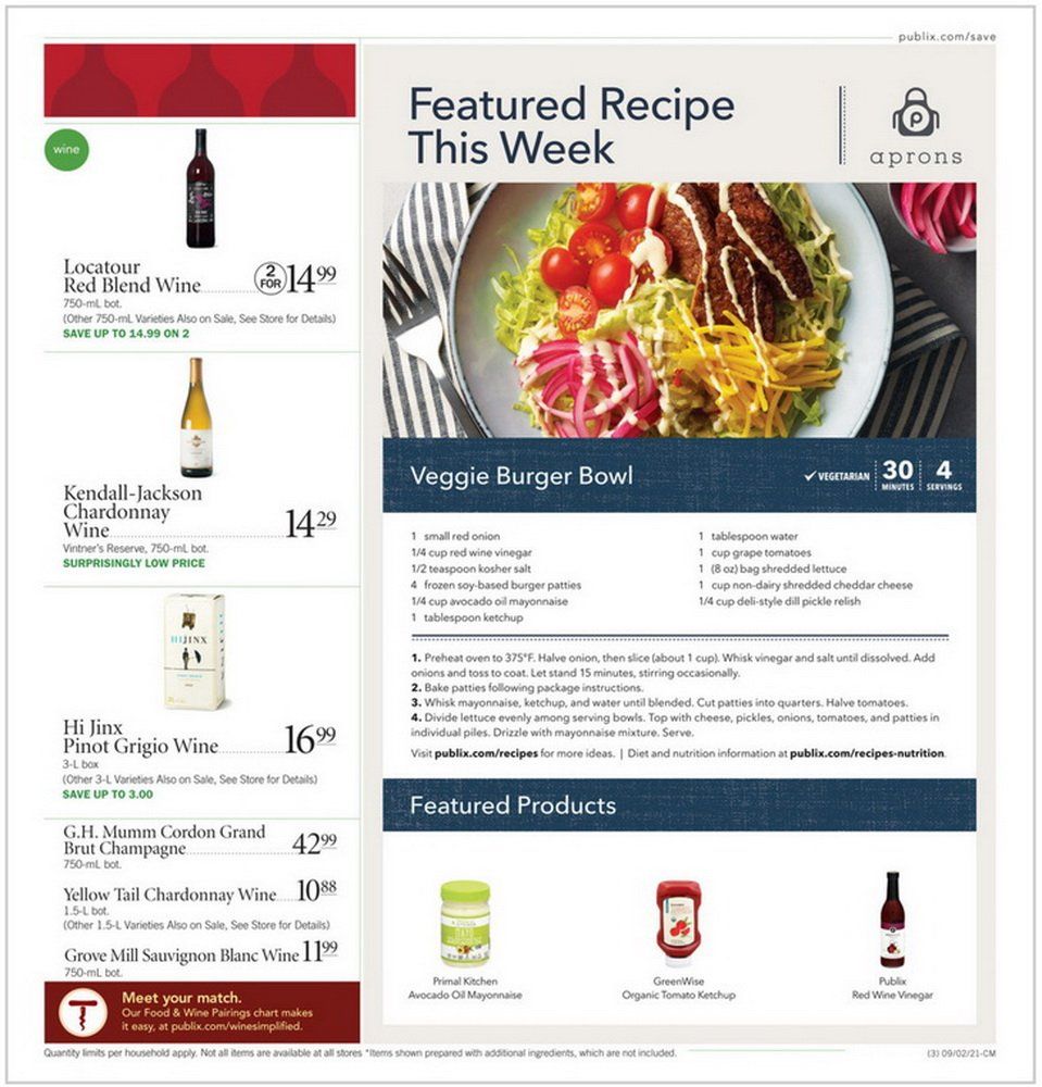 Publix Weekly Ad Sep 01 – Sep 07, 2021