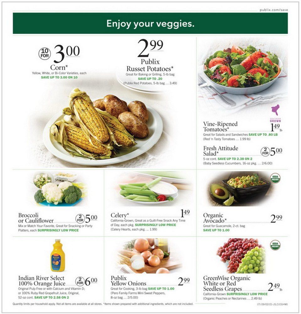 Publix Weekly Ad Sep 01 – Sep 07, 2021