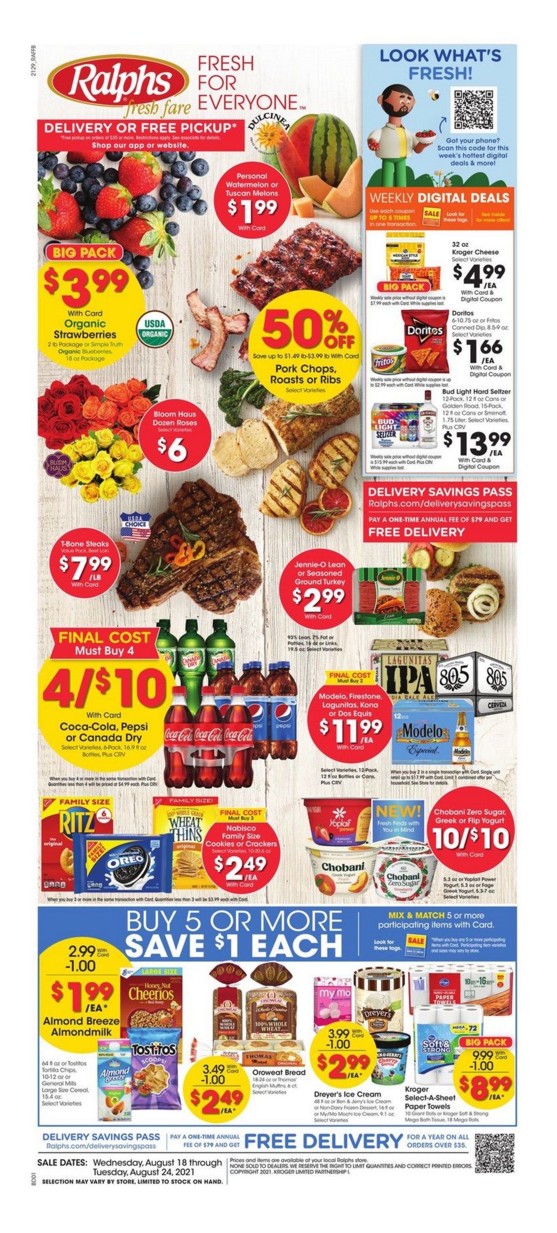 Ralphs Weekly Ad Aug 18 – Aug 24, 2021