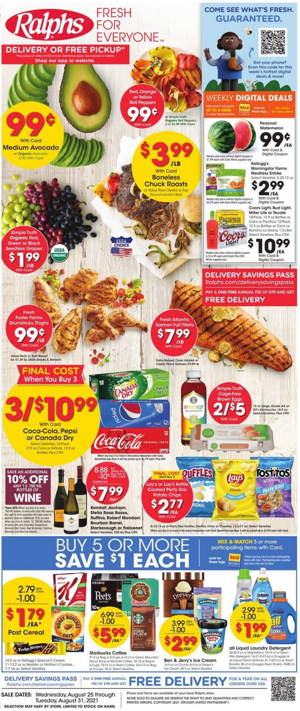 Ralphs Weekly Ad Aug 25 – Aug 31, 2021