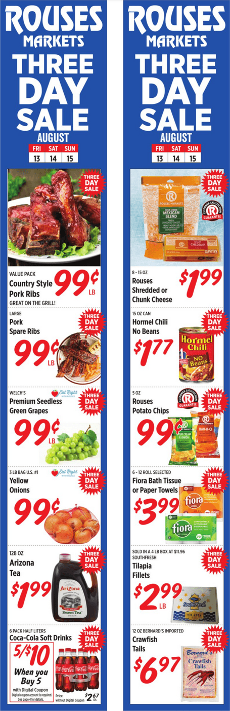 Rouses Weekly Ad Aug 11 – Aug 18, 2021